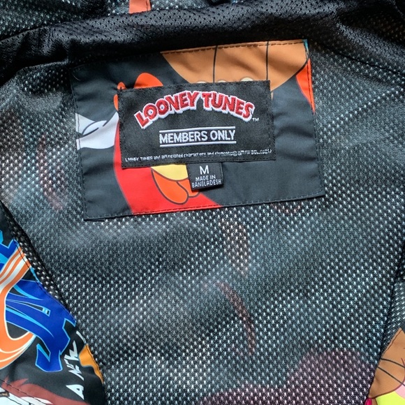 Warner Bros. | Jackets & Coats | Members Only Windbreaker Jacket Space ...